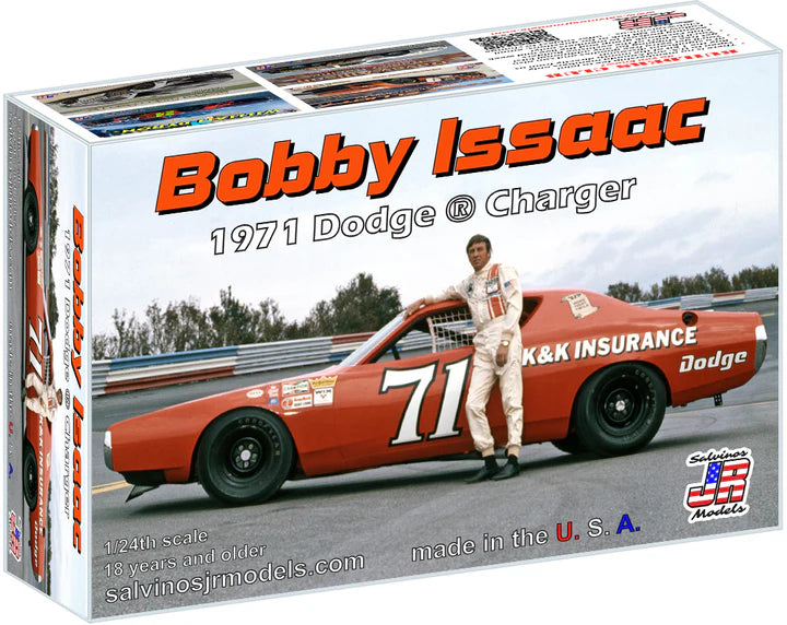 Salvinos Bobby Issac #71 1971 Dodge Charger Flat Hood| Shore Line Hobby