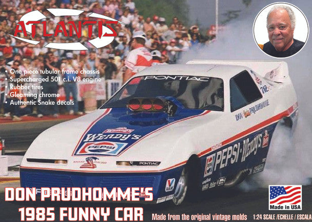 Atlantis 1/24 Don 'The Snake' Prudhomme 1985 Pontiac Trans Am Funny Ca ...