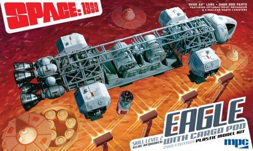 MPC SPACE 1999: 22″ EAGLE W/CARGO POD 1:48 SCALE MODEL KIT| Shore Line ...