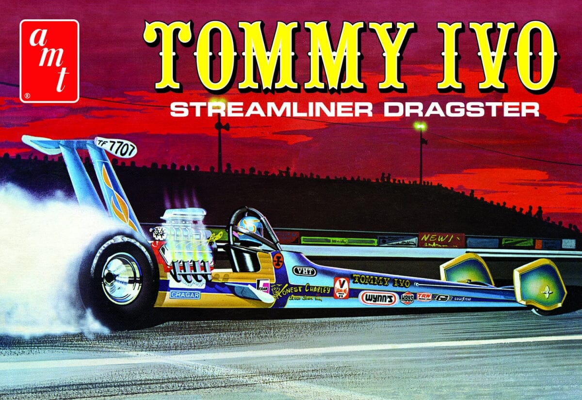 AMT TOMMY IVO STREAMLINER DRAGSTER 1:25 SCALE 1254 MODEL KIT| Shore ...