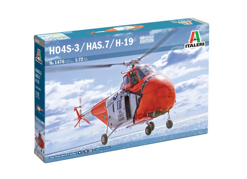 Italeri 1/72 HO4S3/HAS7/H19 Transport Anti-Submarine Helicopter Model ...