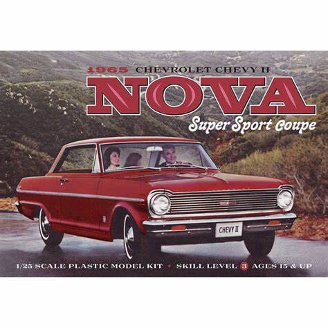 Moebius 1965 Chevrolet Chevy II Nova Super Sport Coupe 1:25 2322 Model ...
