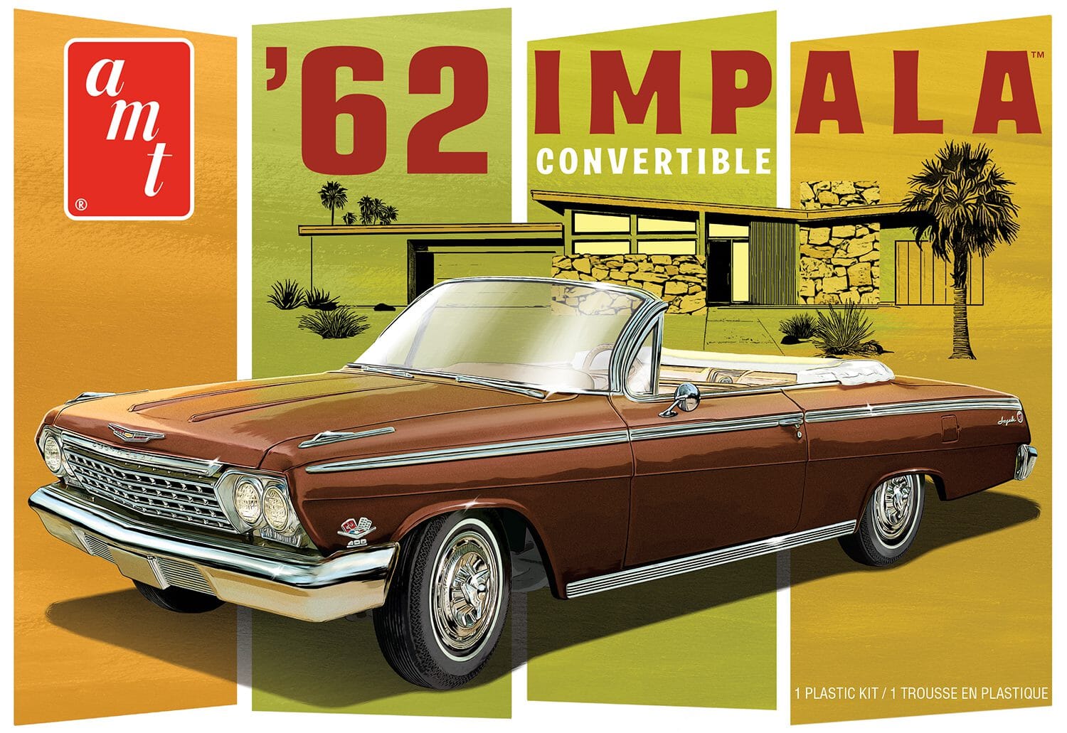 AMT 1962 CHEVY IMPALA CONVERTIBLE 1/25 Model Kit AMT1355 | Shore Line Hobby