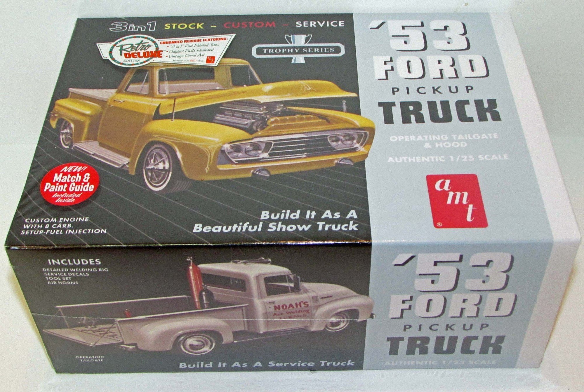 1953 Ford Pickup Truck New Plastic Model Kit AMT 882 1/25| Shore Line Hobby