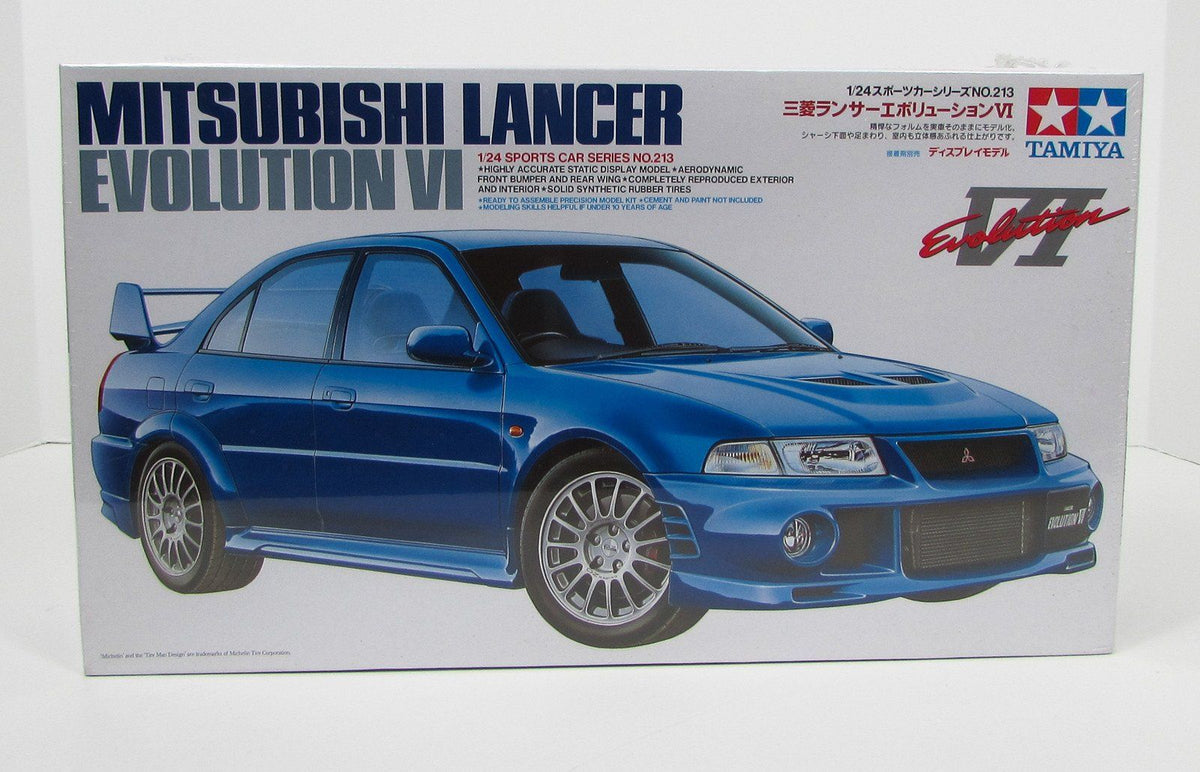 Mitsubishi Lancer Evolution VI Tamiya 24213 1/24 New Car Model Kit ...