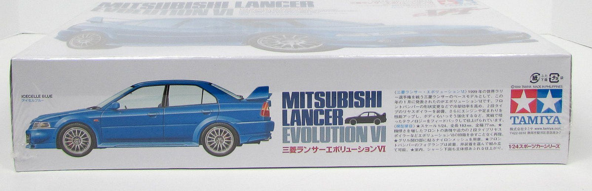 Mitsubishi Lancer Evolution VI Tamiya 24213 1/24 New Car Model Kit ...