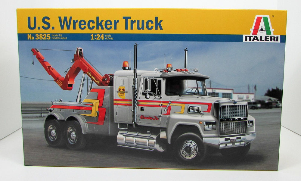 Italeri US Wrecker Truck 1/24 3825 Plastic Model Truck Kit| Shore Line ...