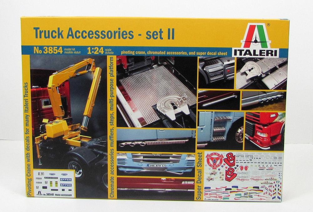 Italeri 3854 Truck Accessories Set 2 1/24 New Truck Parts Model Kit ...