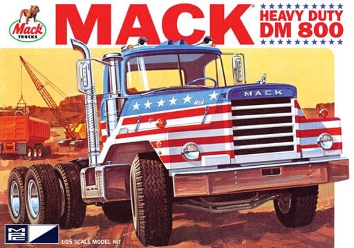 Mack DM800 Semi Tractor 1/25 MPC 899 Plastic Model Kit| Shore Line Hobby